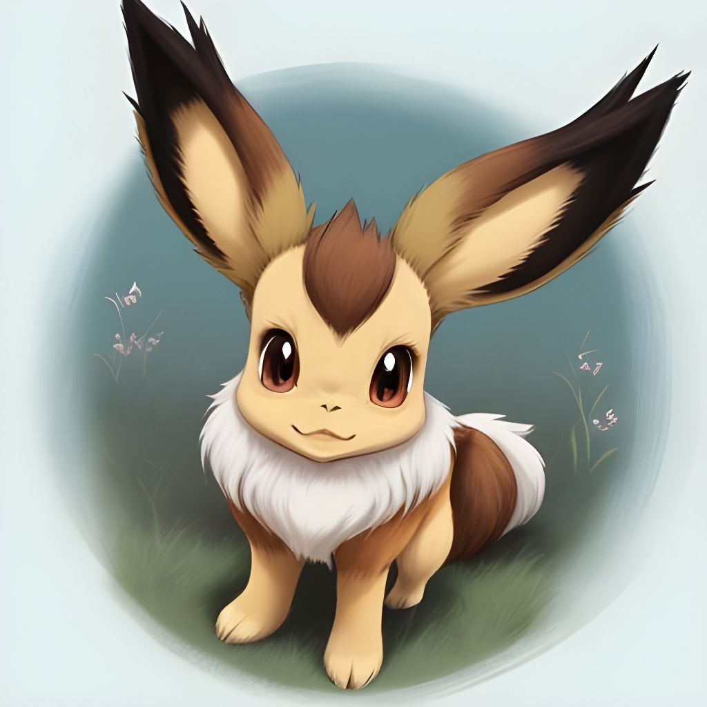 Shiny Eevee - AI Generated Artwork - NightCafe Creator
