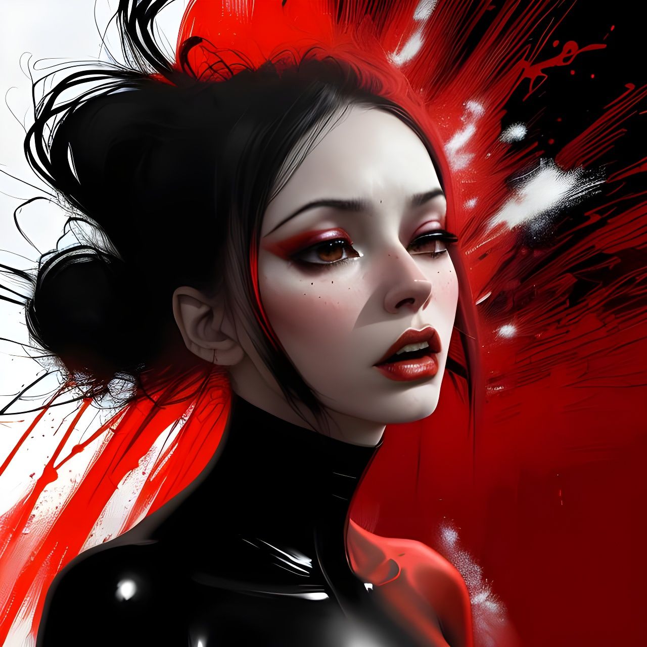 Red Rush - AI Generated Artwork - NightCafe Creator