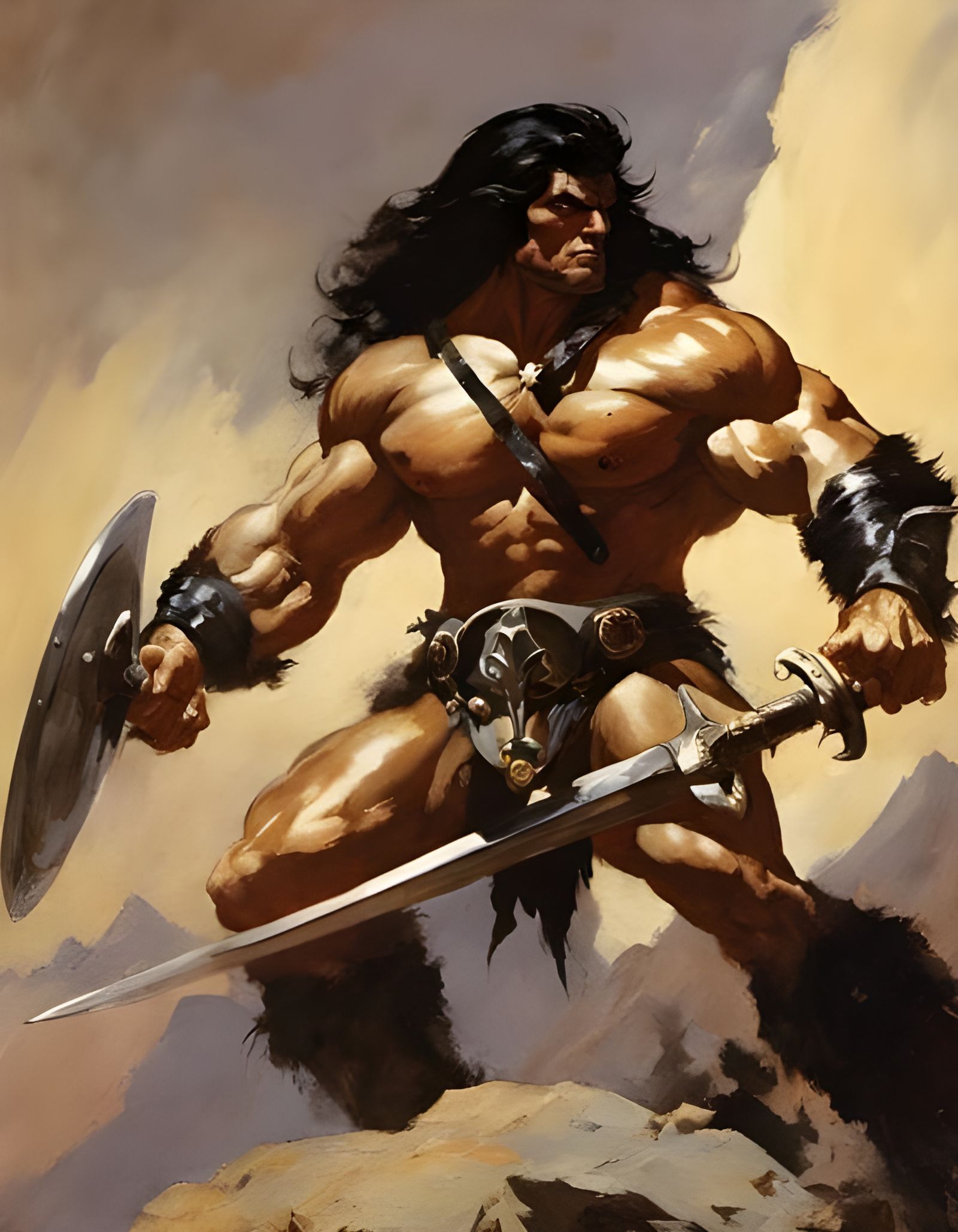 Mighty Warrior - AI Generated Artwork - NightCafe Creator