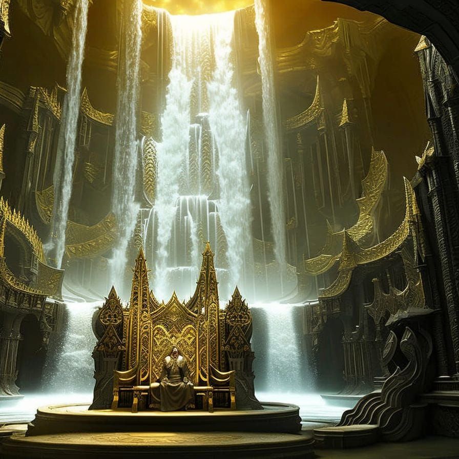 In the Hall of the Dwarf Lord - AI Generated Artwork - NightCafe Creator