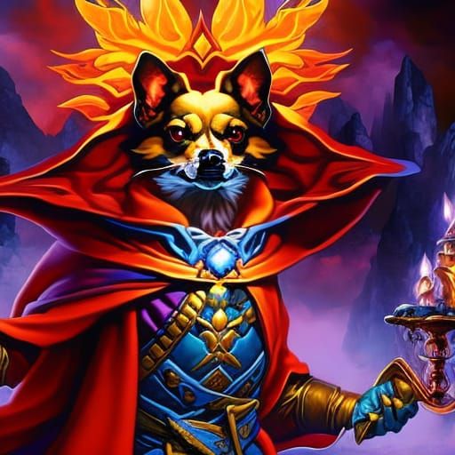 Dog Mage - AI Generated Artwork - NightCafe Creator