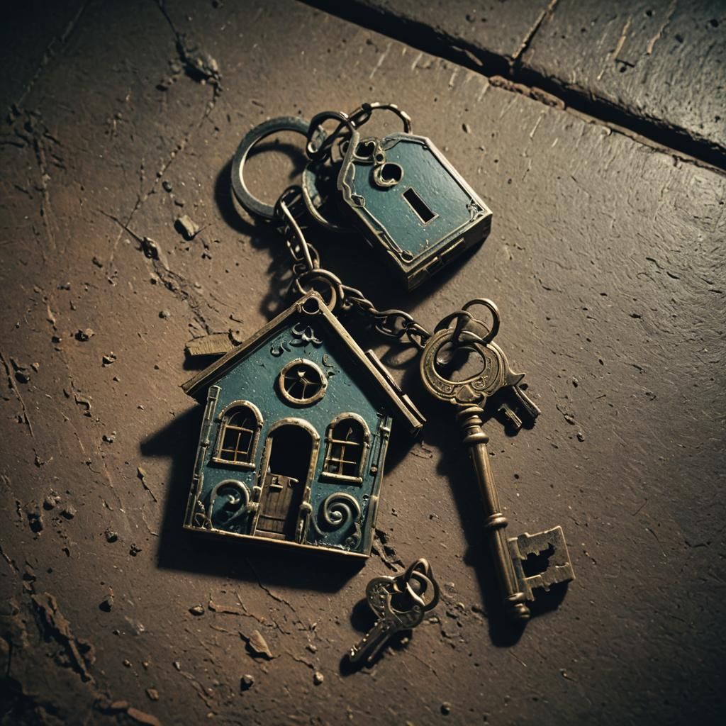 Mysterious house of keys - AI Generated Artwork - NightCafe Creator