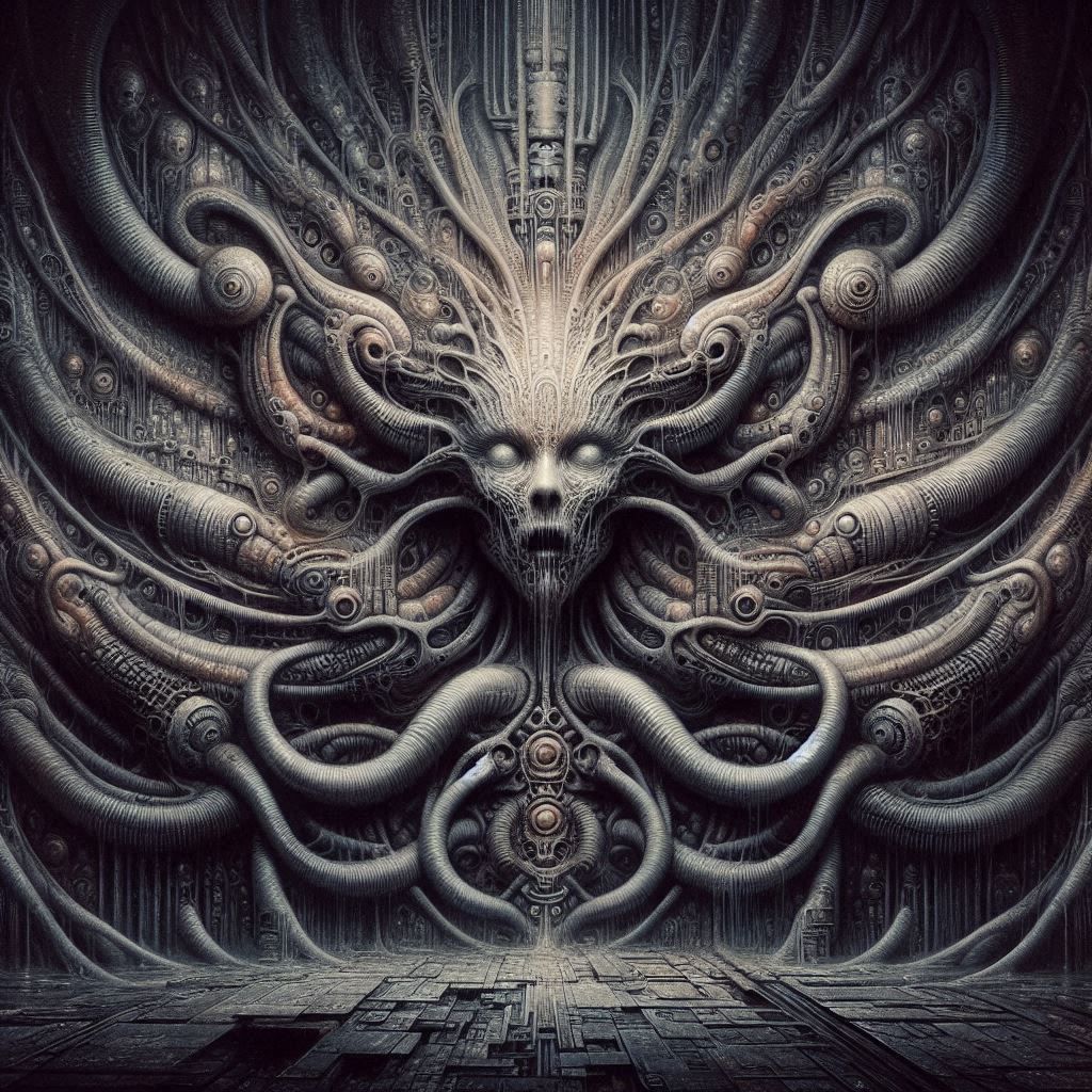 H.R.Giger (series) - AI Generated Artwork - NightCafe Creator