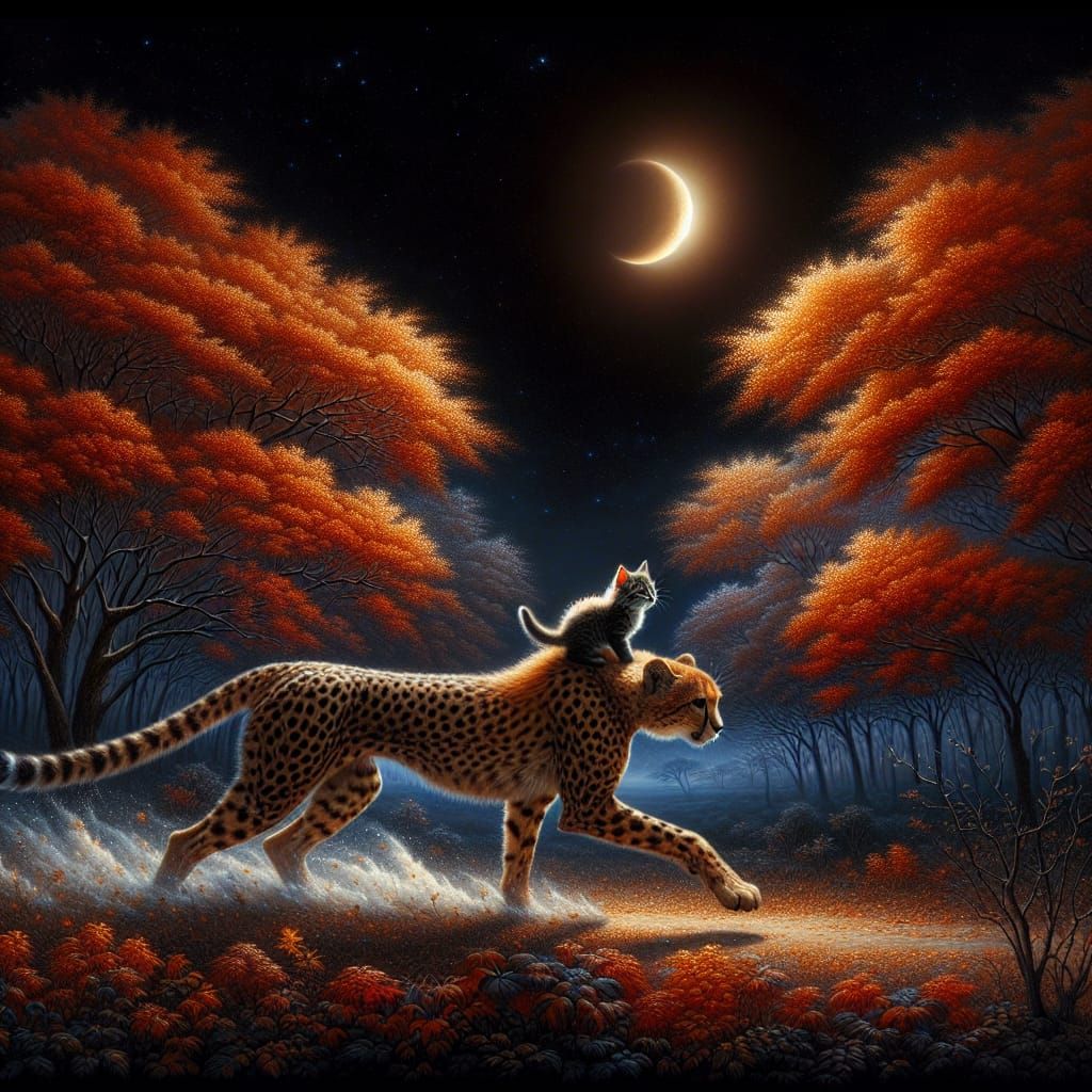 The Ride of her Young Life !! #3 - Moonlit Autumn Safari Adv...