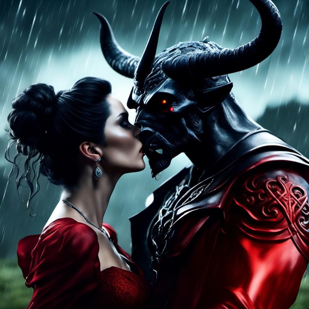 devil kiss - AI Generated Artwork - NightCafe Creator