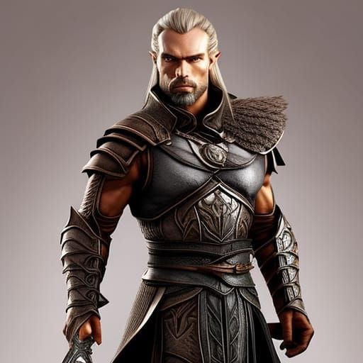 male elf, Skald's Meandering Melodies - AI Generated Artwork ...