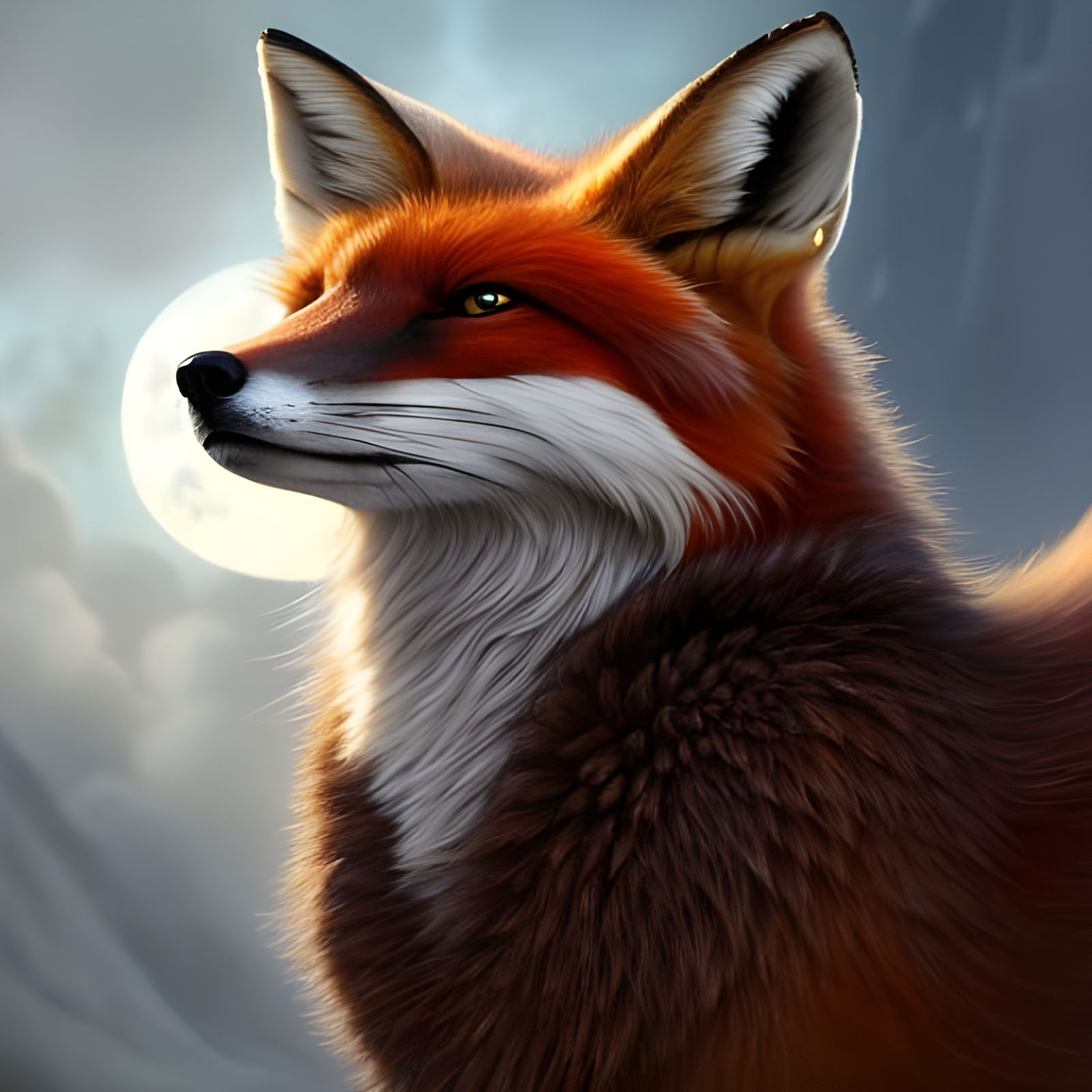Proud Fox - AI Generated Artwork - NightCafe Creator