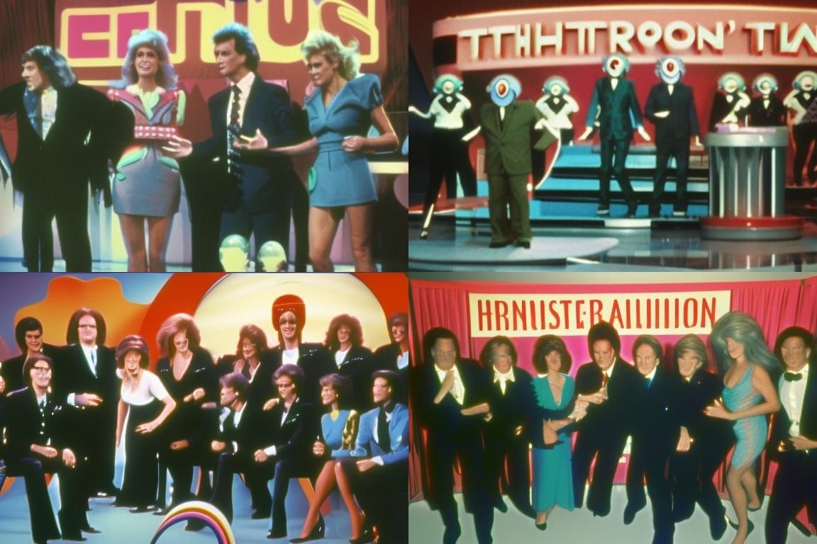 80s Telethon host’s brain taken over by aliens - AI Generated Artwork ...