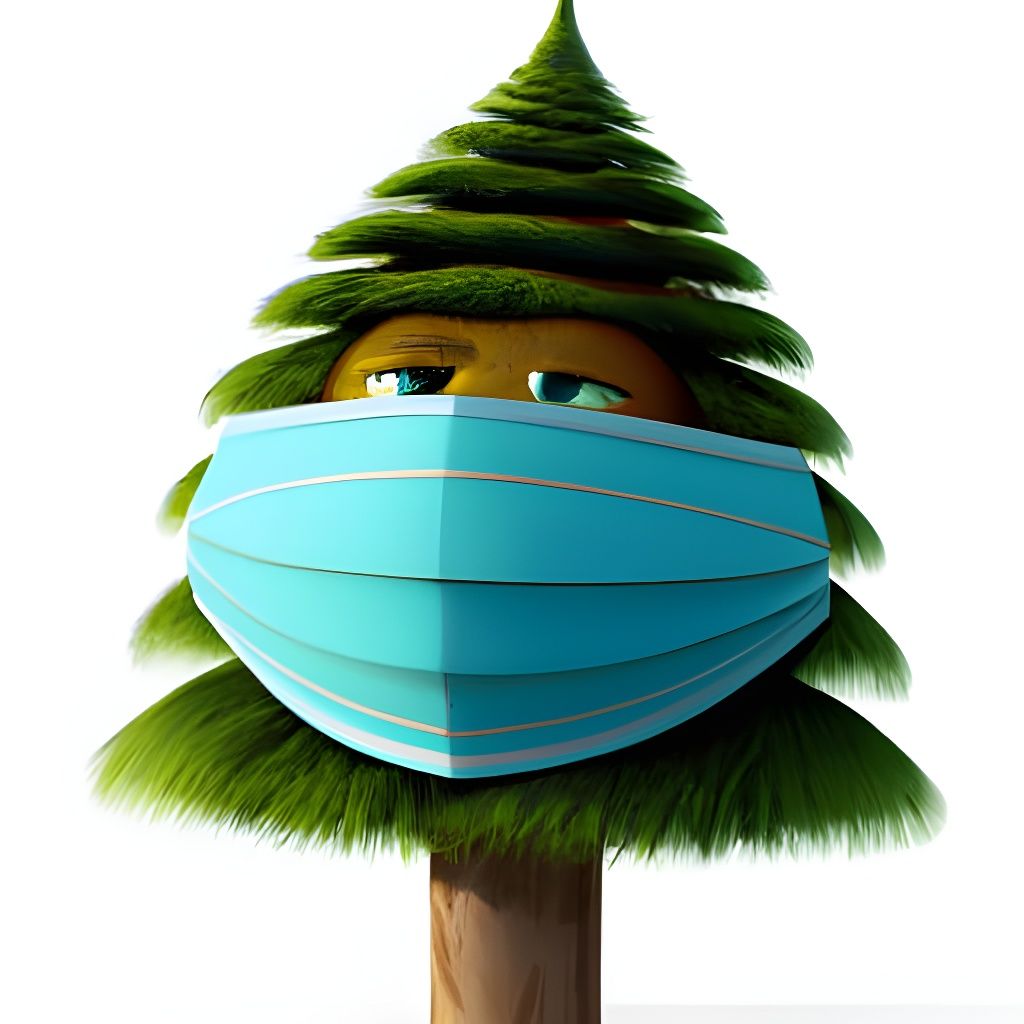 masked tree emoji - AI Generated Artwork - NightCafe Creator