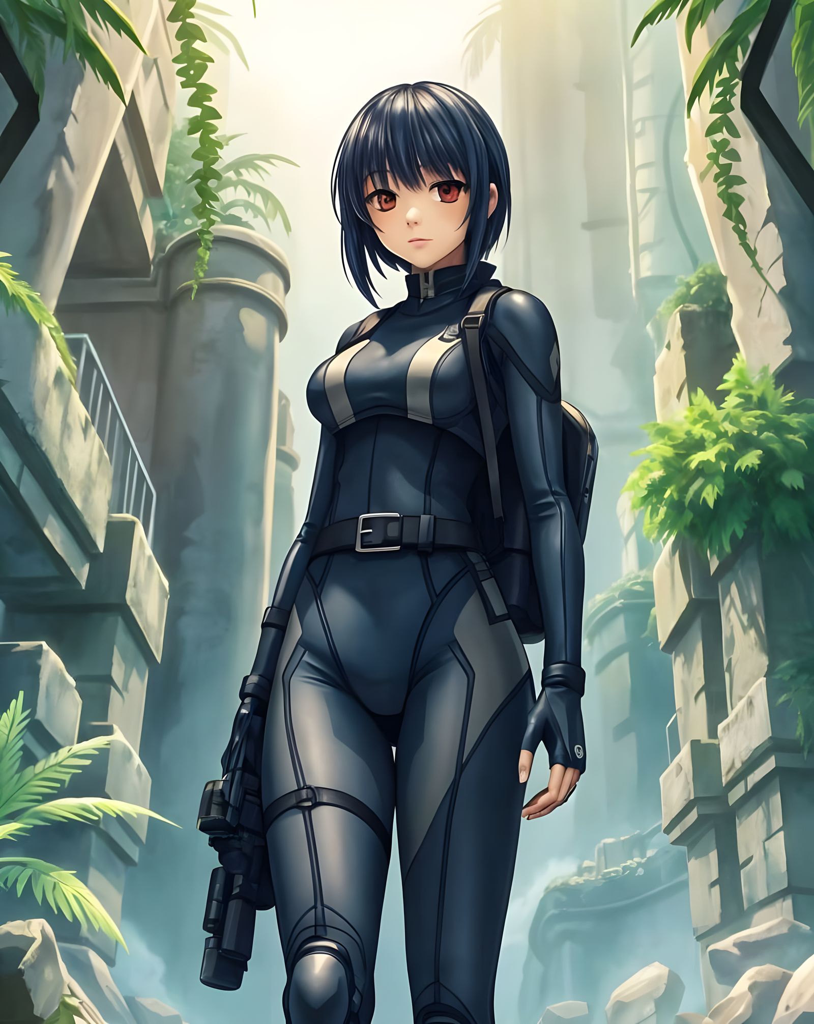 Rukia Kuchiki Tactical Wetsuit - Rukia Kuchiki in Tactical W...