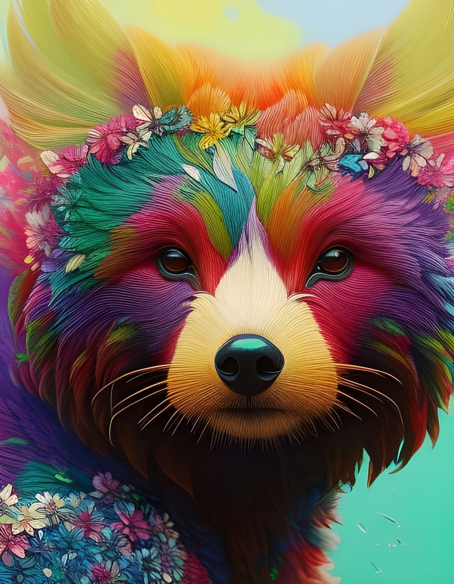 Drowned in colors - AI Generated Artwork - NightCafe Creator