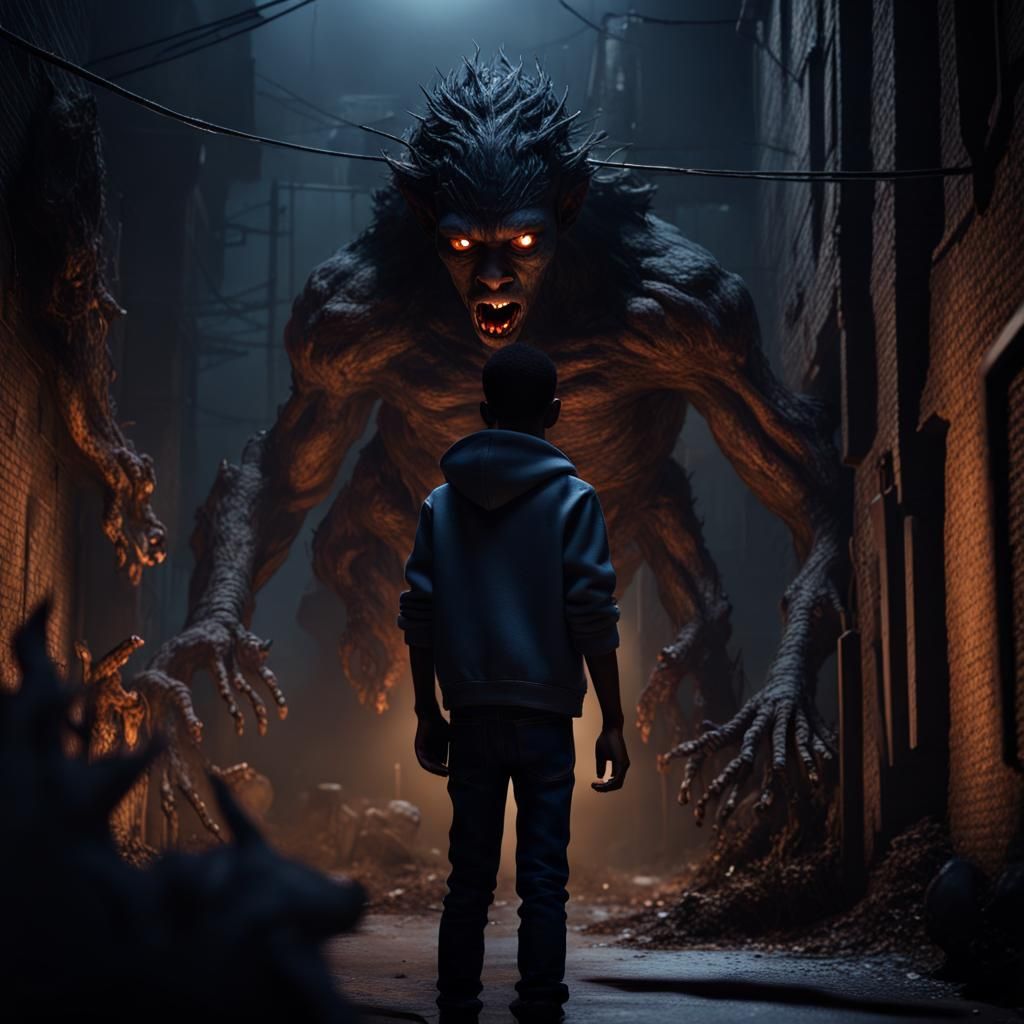 An inner-city boy encounters a Revenant - AI Generated Artwork ...