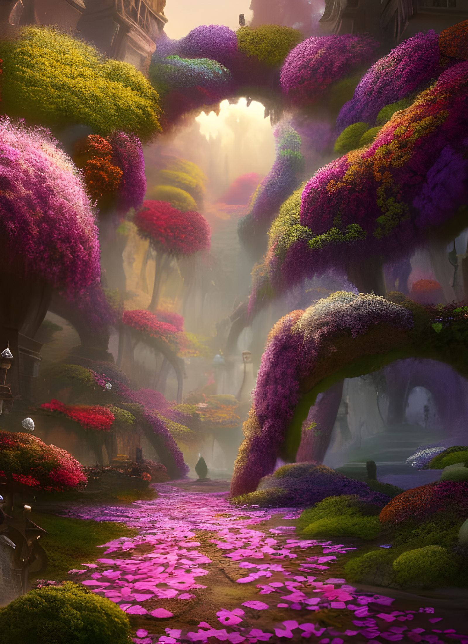 🌸 path - AI Generated Artwork - NightCafe Creator