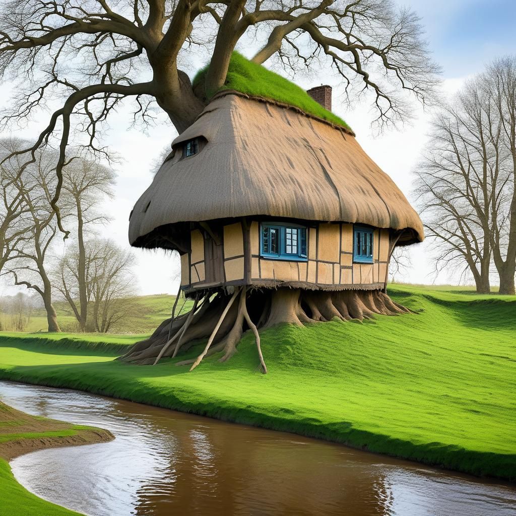 tree house - AI Generated Artwork - NightCafe Creator