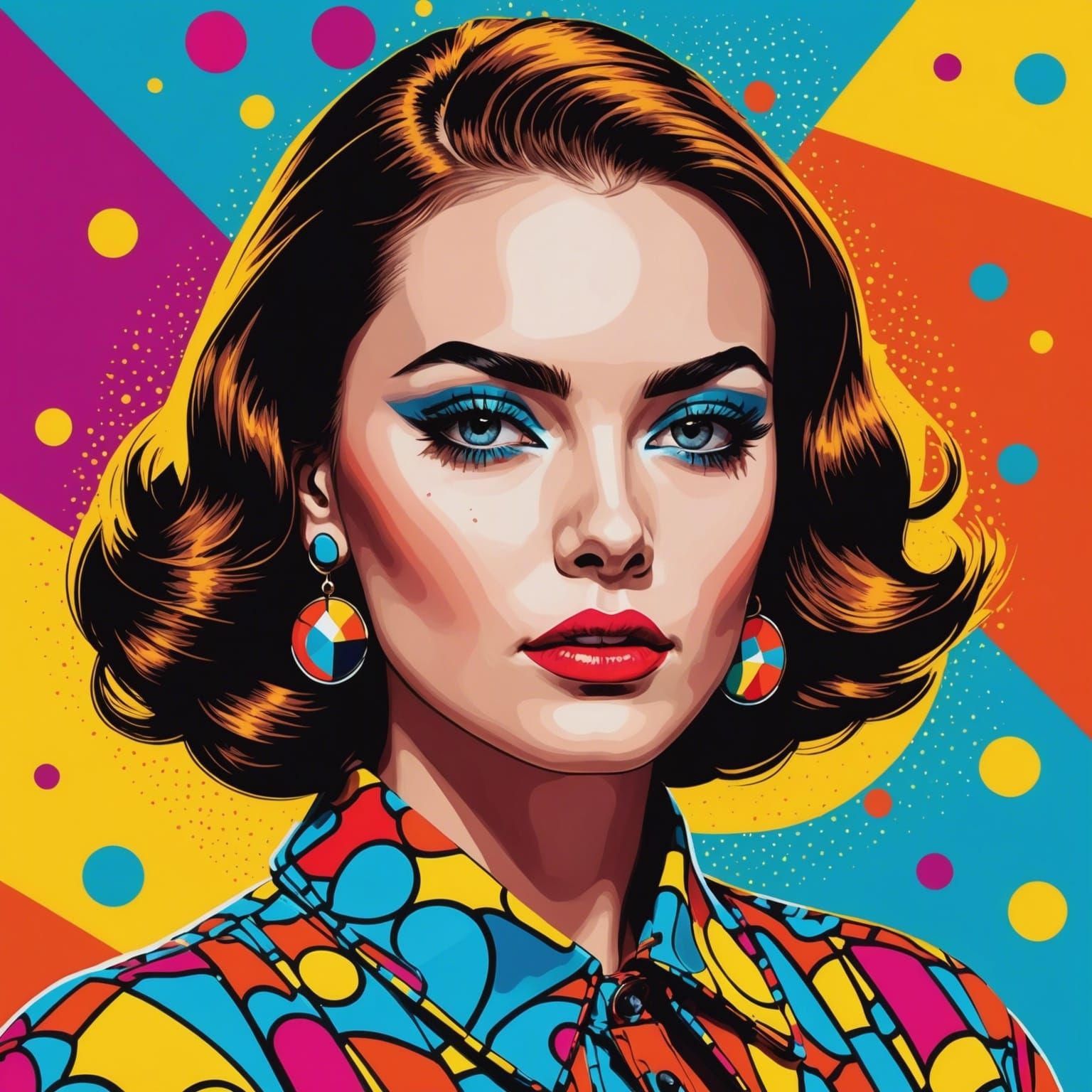 Pop face - AI Generated Artwork - NightCafe Creator