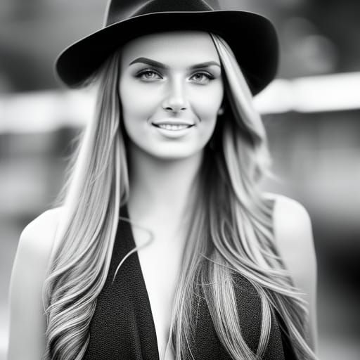 Polish Girl In America Tall Tanned Hot Blonde Called Ania With Fedora