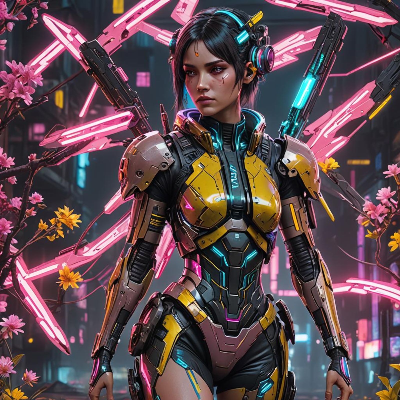 Fairy Cyborg - AI Generated Artwork - NightCafe Creator