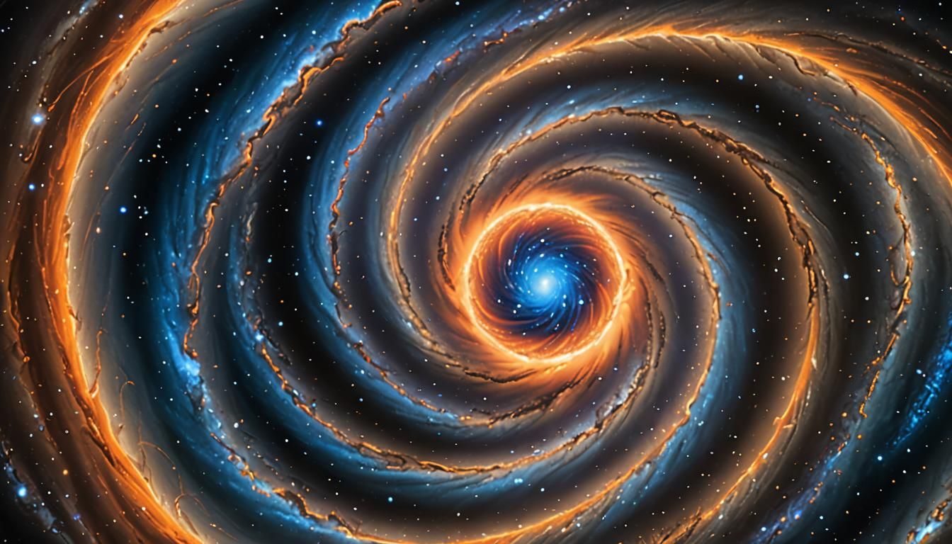 A Galaxy Is Born - AI Generated Artwork - NightCafe Creator