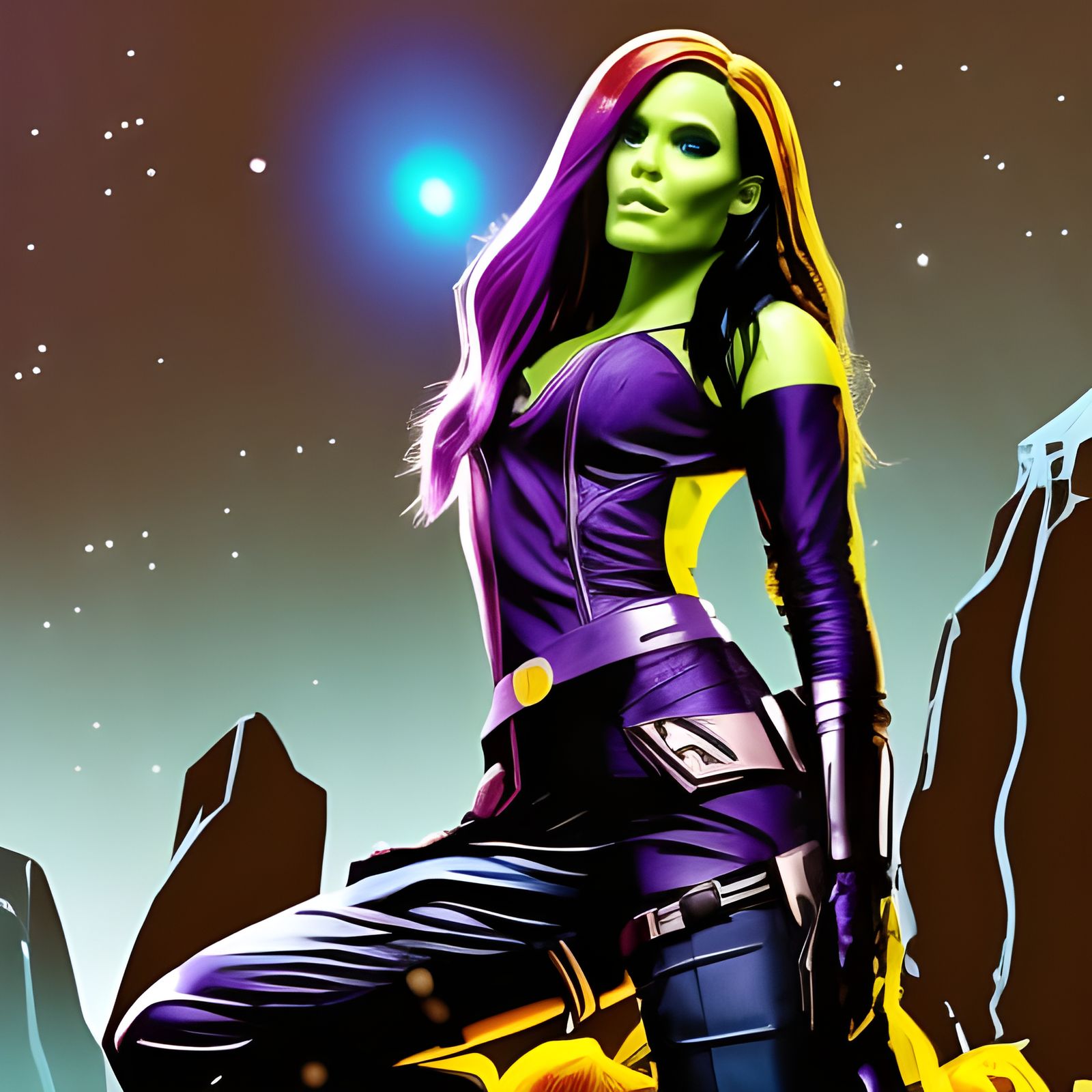 Ma ma ma my Gamora - AI Generated Artwork - NightCafe Creator