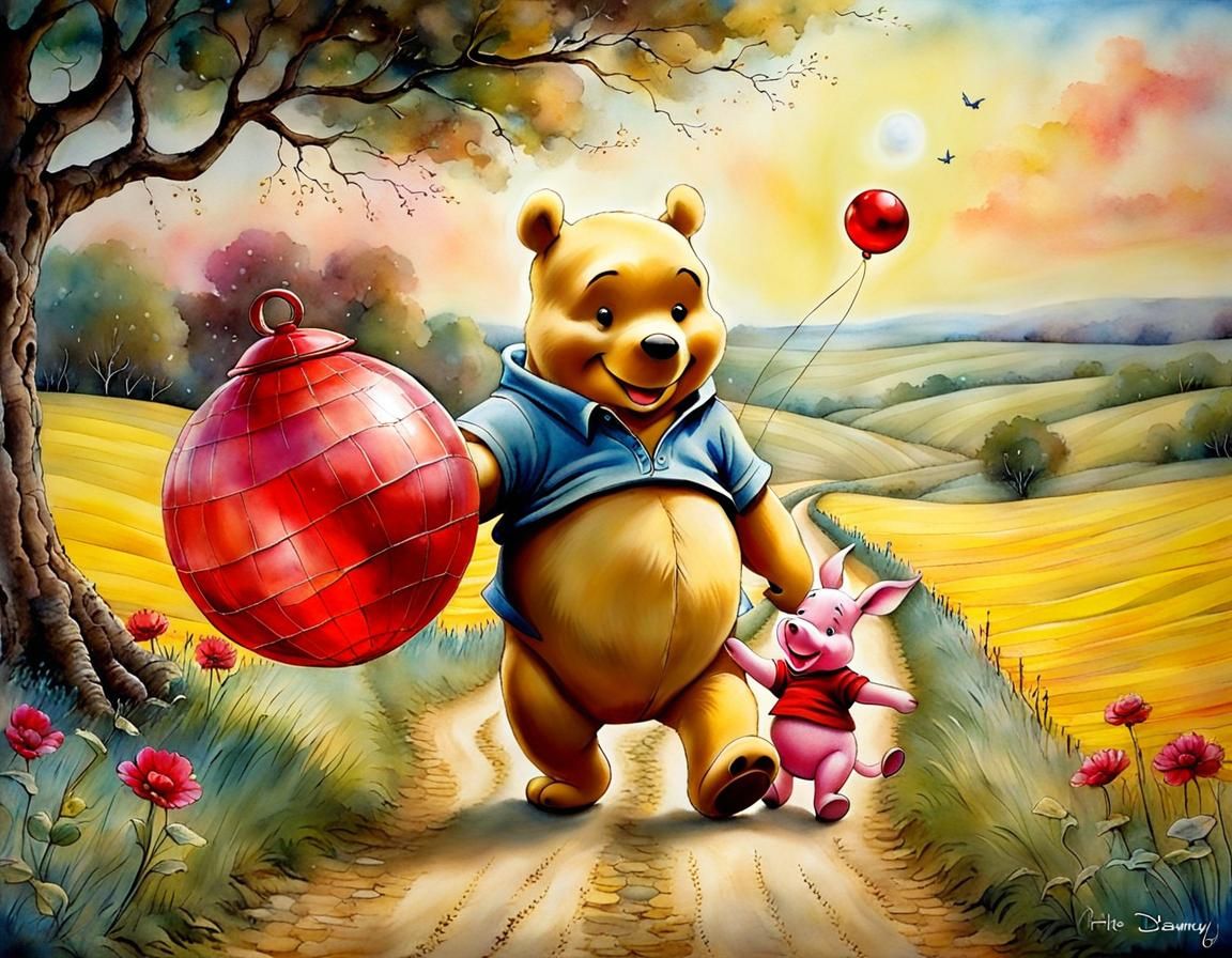 Winnie the Pooh - AI Generated Artwork - NightCafe Creator
