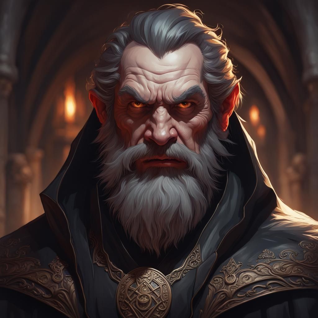 Dwarven Vampire - AI Generated Artwork - NightCafe Creator