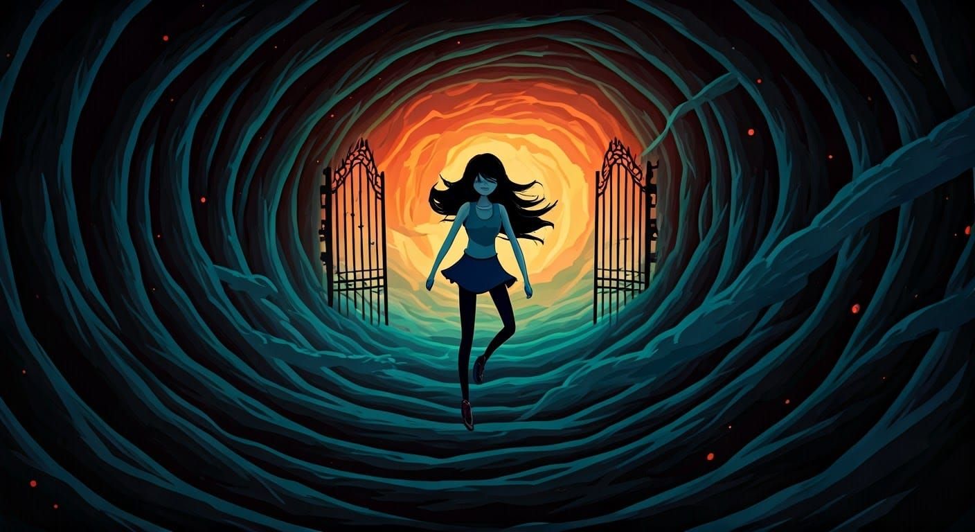 Gothic Post-Apocalyptic Queen Descends into Darkne... - AI Art