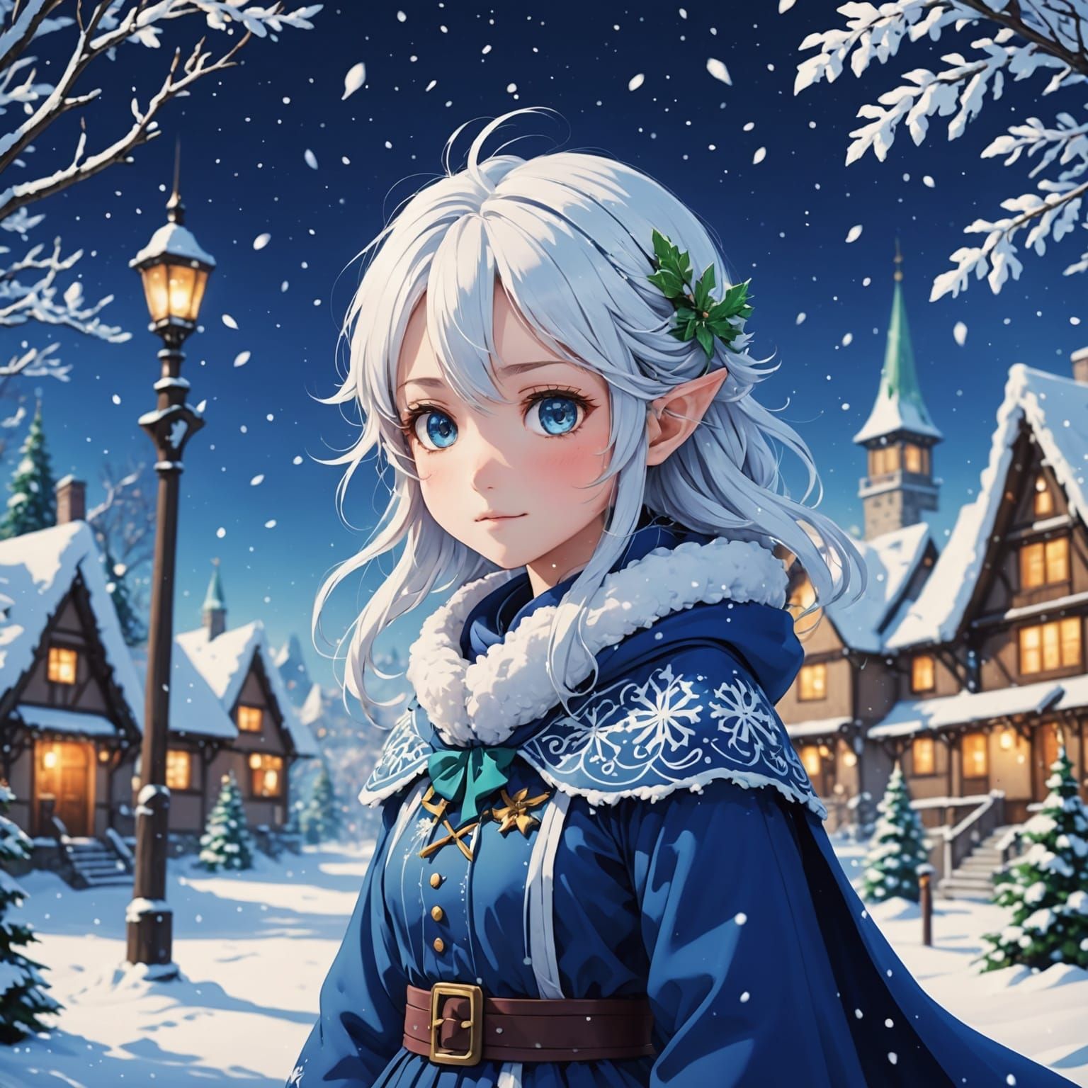 snow sprite in a winter wonderland - snow sprite in a winter...