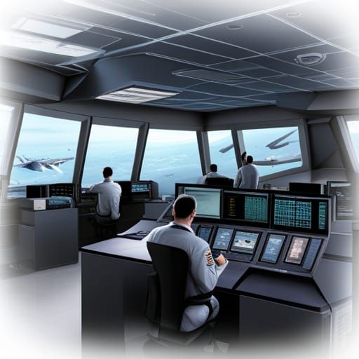 detailed digital illustration capturing intense atmosphere command ...