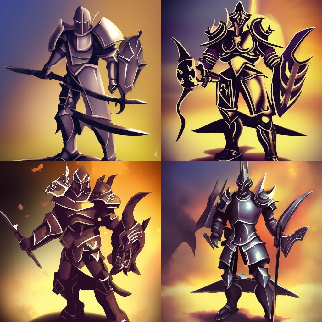 shadow knight - AI Generated Artwork - NightCafe Creator