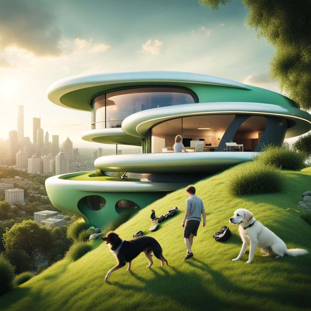 Dream house - AI Generated Artwork - NightCafe Creator