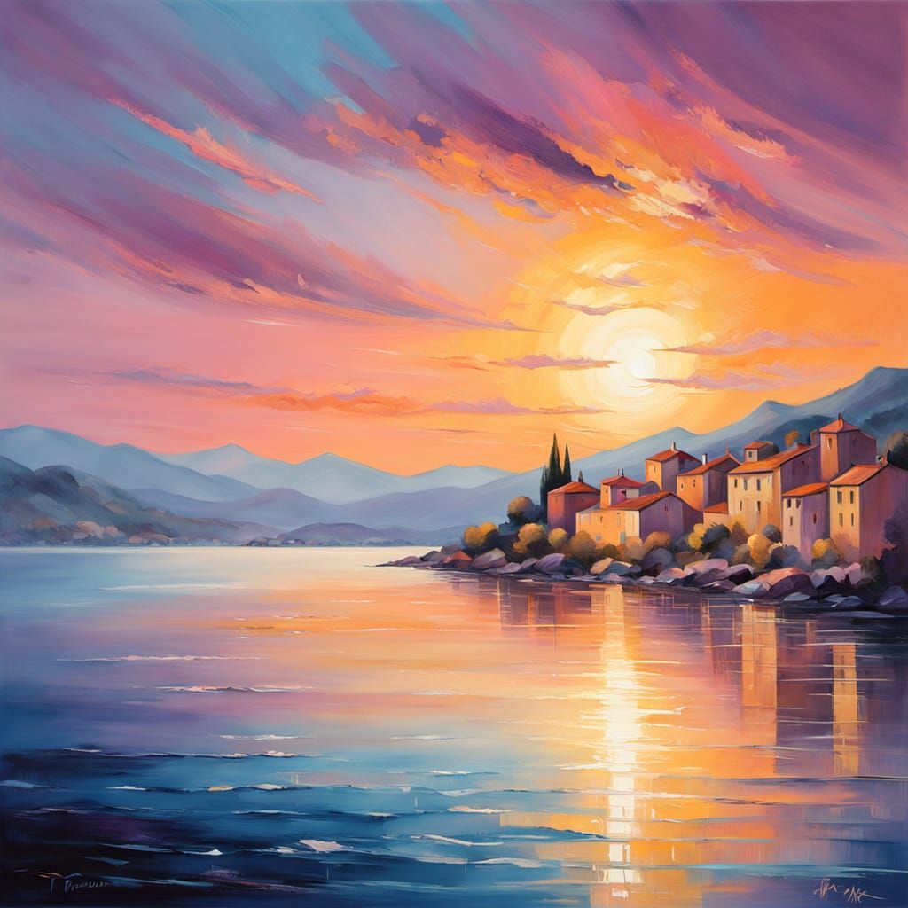 All aglow at sunset - All aglow at sunset