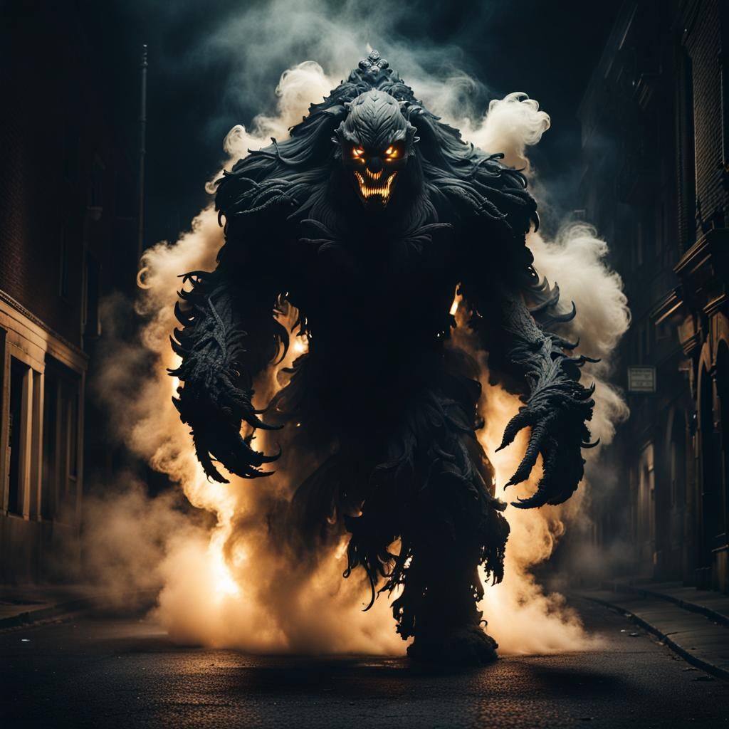 Smoke Monster - AI Generated Artwork - NightCafe Creator