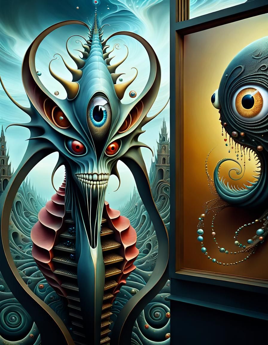 Alien Exhibition: Thought Provoking - AI Generated Artwork - NightCafe ...
