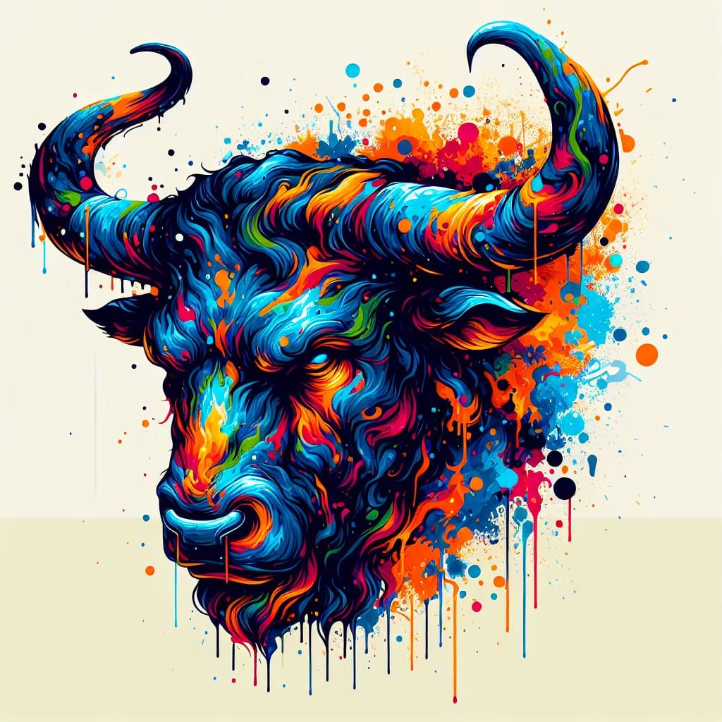 Zodiacal Taurus' head --sref - AI Generated Artwork - NightCafe Creator