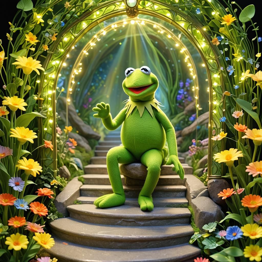Kermit Art 1 - AI Generated Artwork - NightCafe Creator