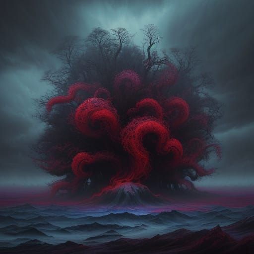 Crimson Wind - Crimson Vortex in Darkening Skies