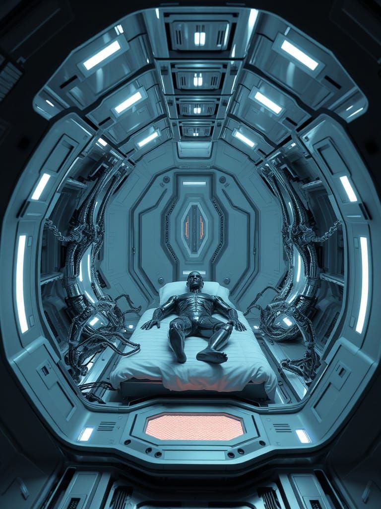 Humanoids at a higher level of Evolution