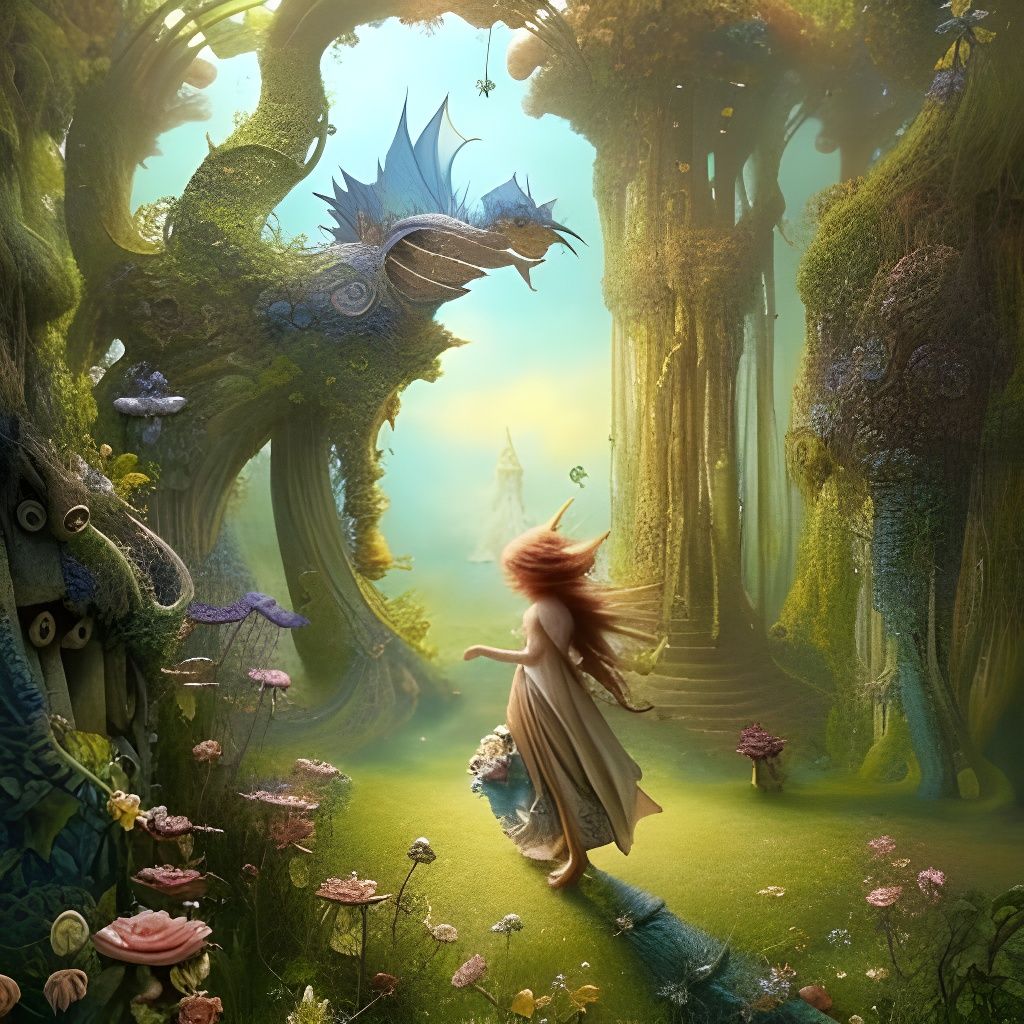 the brighter side of Faerie - AI Generated Artwork - NightCafe Creator