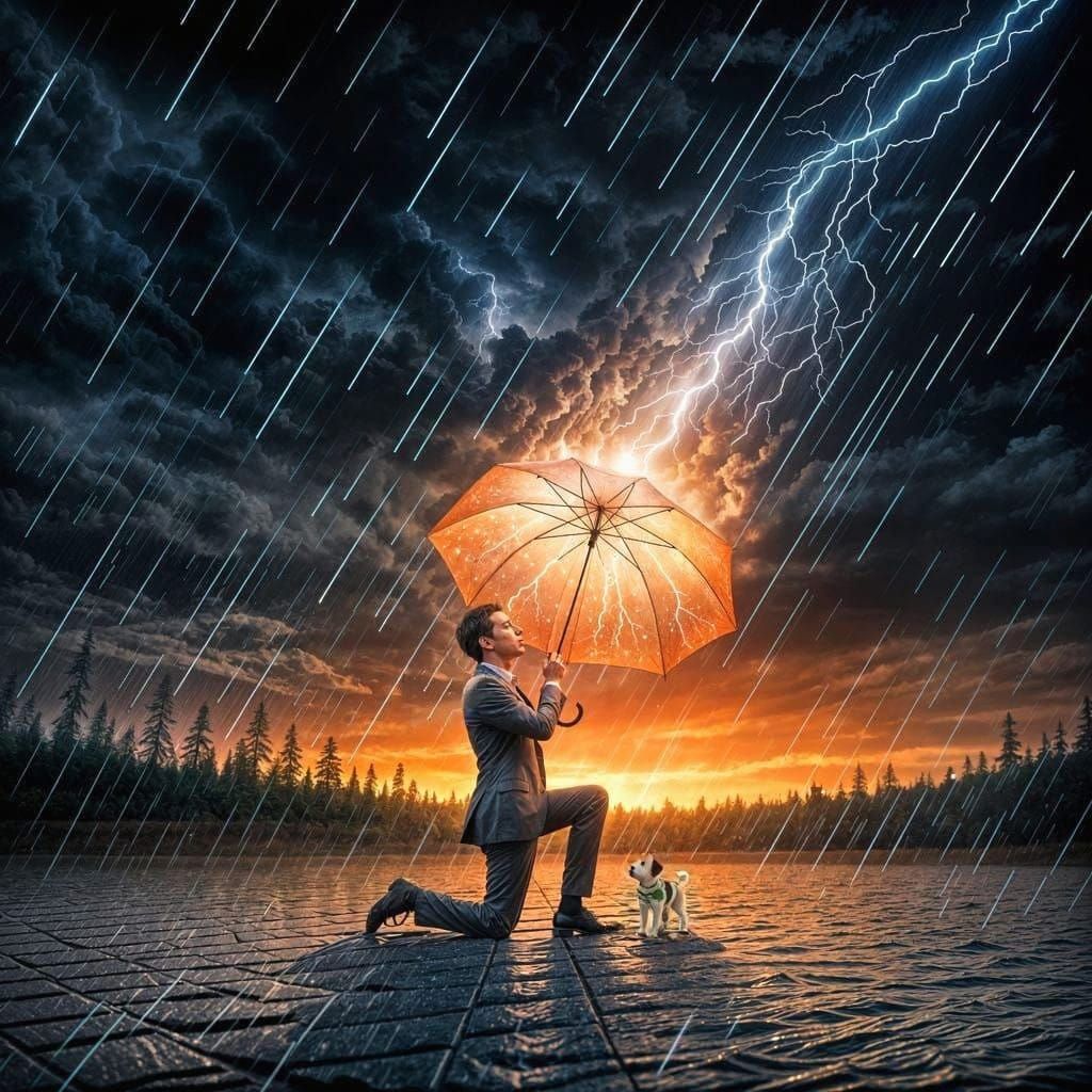 Lightning Proof Umbrella - Lightning Proof Umbrella