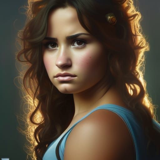 Demi Lovato - AI Generated Artwork - NightCafe Creator