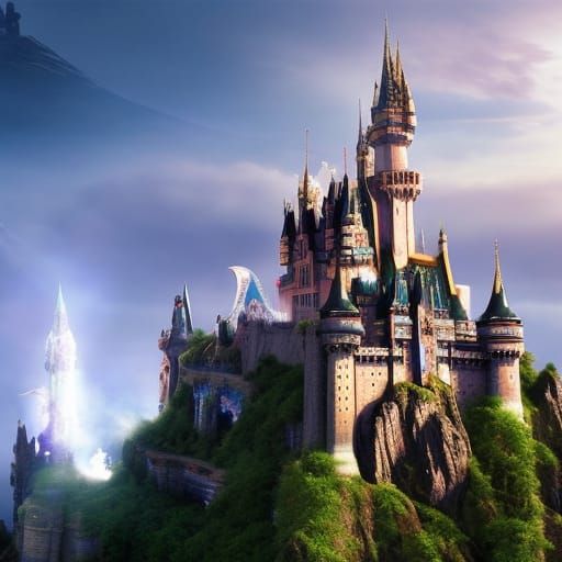 Hi-res Castle - AI Generated Artwork - NightCafe Creator