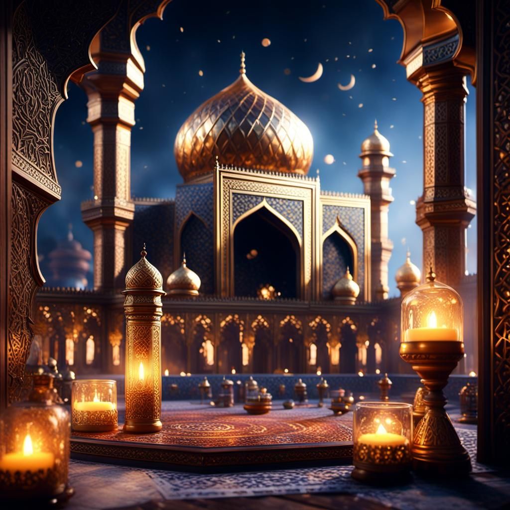 Happy Ramadan - AI Generated Artwork - NightCafe Creator