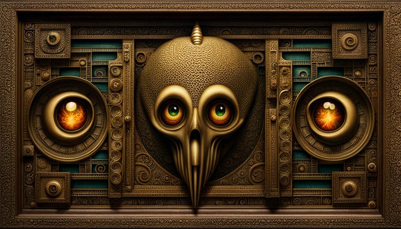 Ancient Alien Relic - AI Generated Artwork - NightCafe Creator