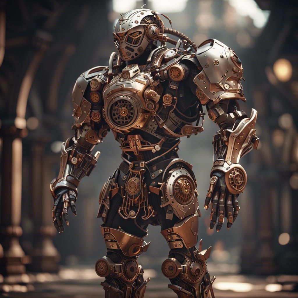 steampunk mech 6 - AI Generated Artwork - NightCafe Creator