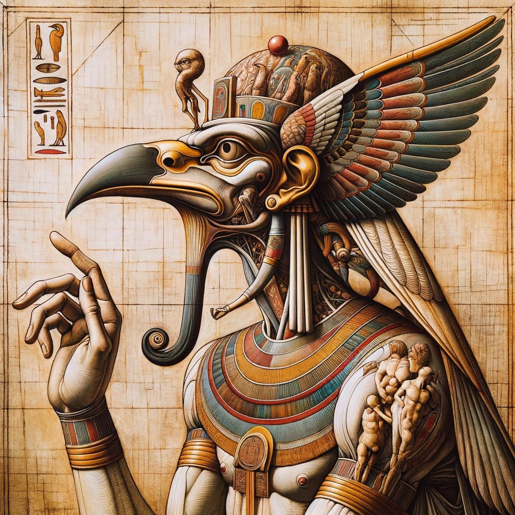 Thoth by Leonardo da Vinci - Thoth by Leonardo da Vinci