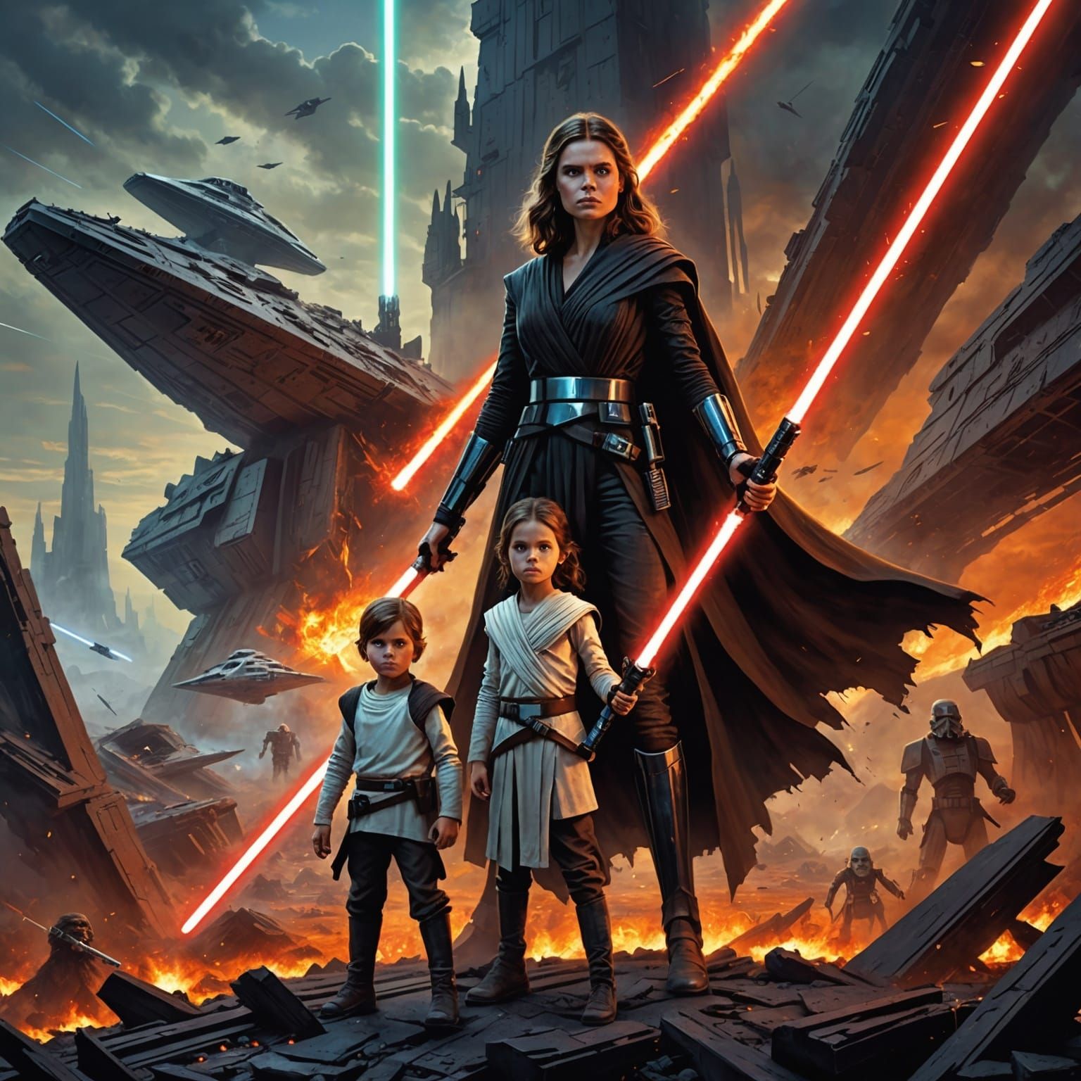 Star wars - AI Generated Artwork - NightCafe Creator