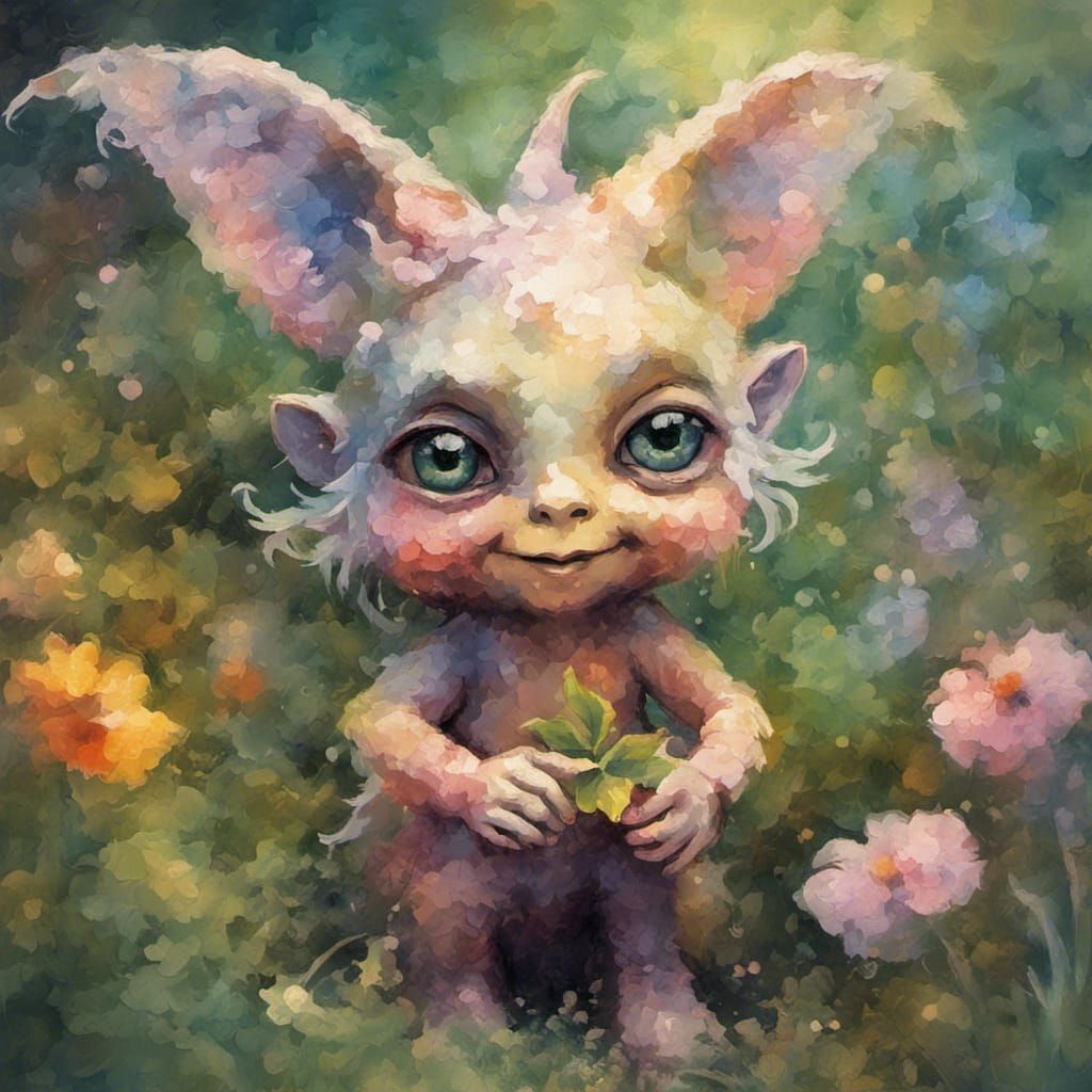 Impressionism Fae Creature - AI Generated Artwork - NightCafe Creator