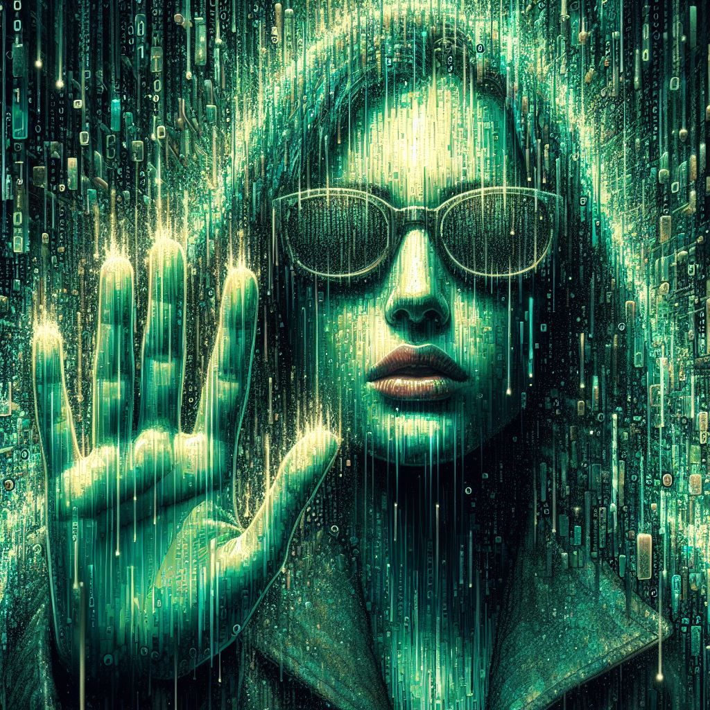 Matrix woman - AI Generated Artwork - NightCafe Creator
