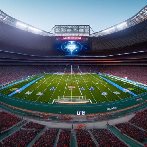 The Stadium - AI Generated Artwork - NightCafe Creator