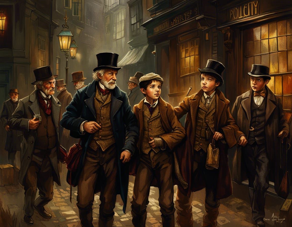 Victorian London - The Pickpockets... - AI Generated Artwork ...